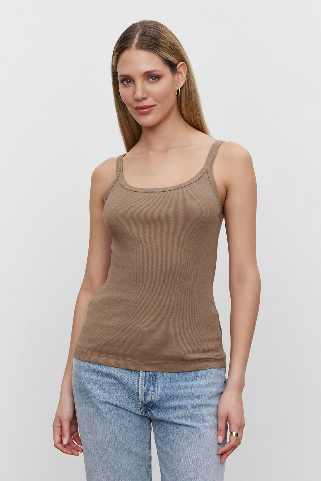 ALIZA RIBBED COTTON LAYERING TANK – Velvet by Graham & Spencer