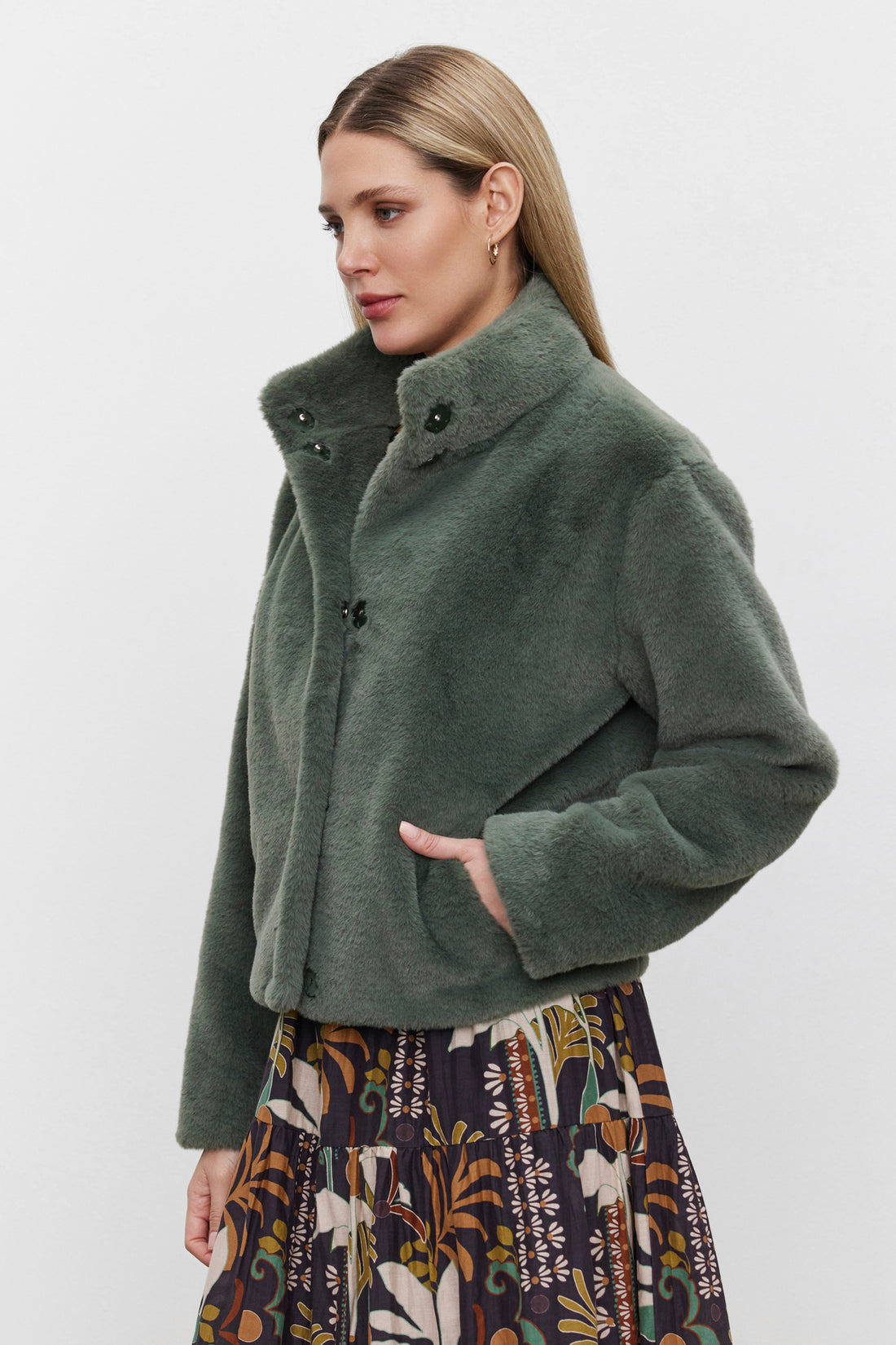 SHEENA LUXE FAUX FUR JACKET – Velvet by Graham & Spencer