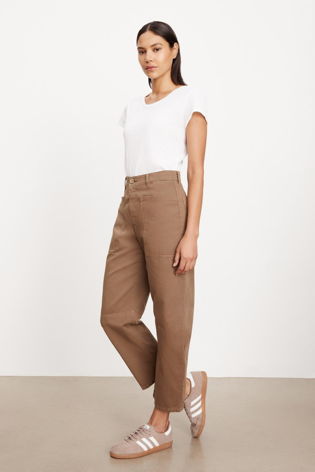 BRYLIE COTTON SANDED TWILL UTILITY PANT – Velvet by Graham & Spencer