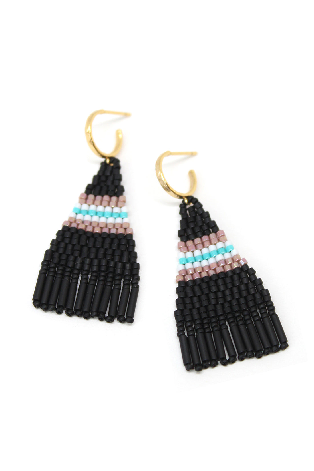 BRIE BEADED FRINGE EARRINGS BY BLUMA PROJECT – Velvet by Graham & Spencer