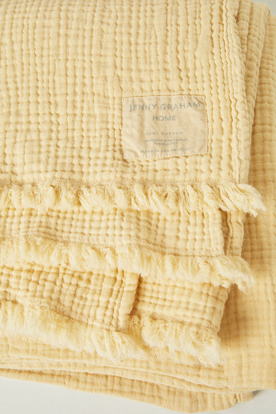 COTTON GAUZE THROW – Velvet by Graham & Spencer