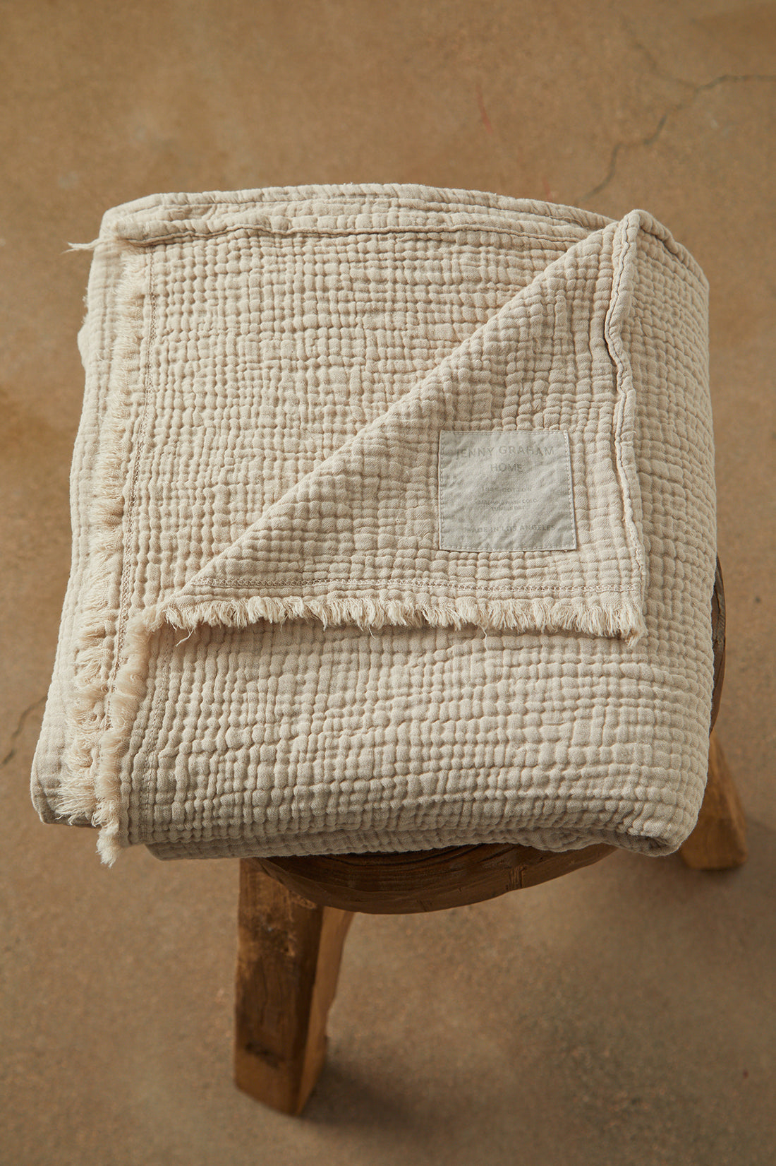 COTTON GAUZE THROW – Velvet by Graham & Spencer
